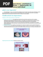 Protocolo Impresión Definitiva para Protesis Total | PDF | Dentadura ...