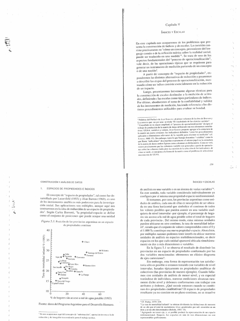 Baranger, Denis - Construcción y Análisis de Datos. Capítulo 5 | PDF
