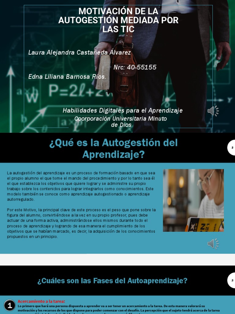 MOTIVACIÓN DE LA AUTOGESTIÓN MEDIADA POR LAS TIC | PDF | Aprendizaje | Sicología