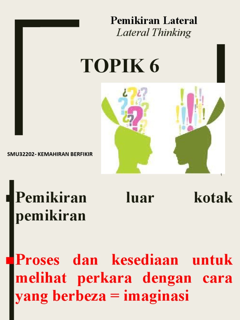 Topic 6 - Lateral Thinking | PDF