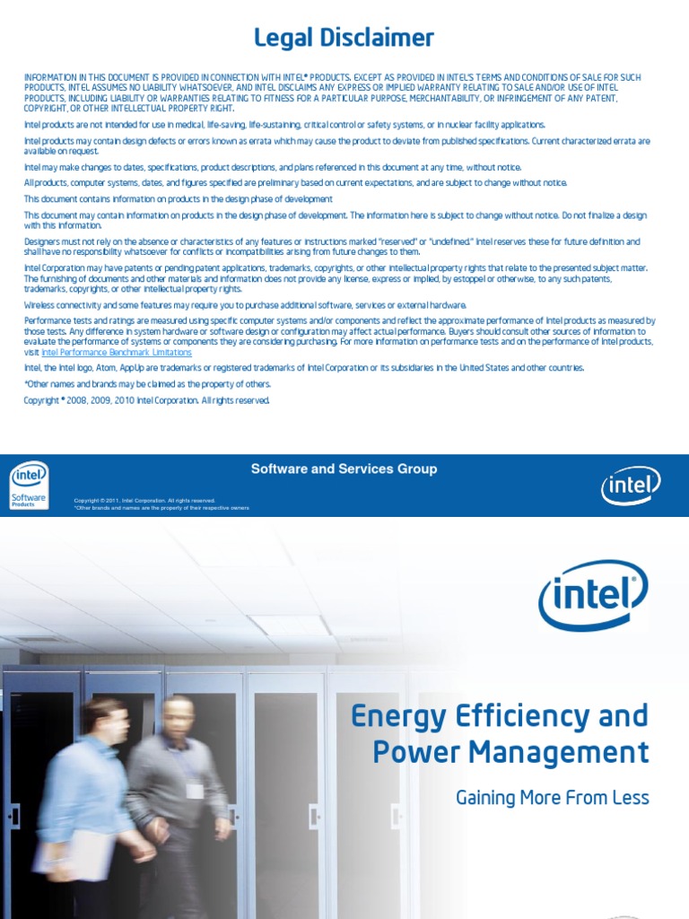 Intel Data Center Manager Overview 0511 | PDF | Data Center | Real Time ...