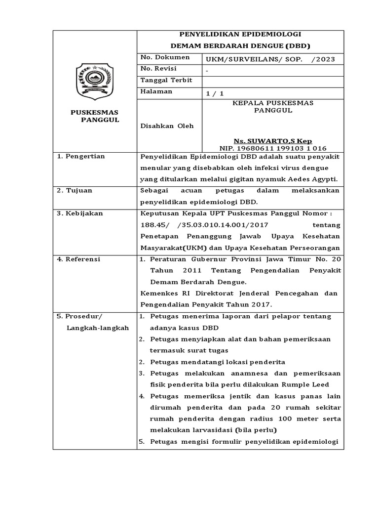 Sop Pe KLB DBD | PDF