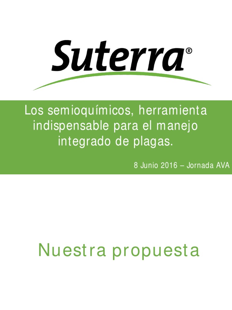 Suterra 080616ok | PDF | Plaga (organismo) | Agricultura