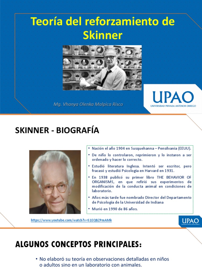 Skinner | PDF | Sicología | Cognición