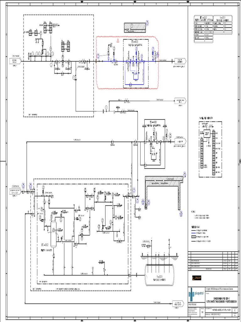 19F06E-AARC-317-PL-Y-001 Rev. C Diagrama PID ER-01-HOJA 11 | PDF