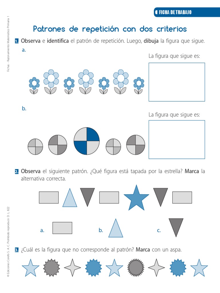 FT - Patrones de Repetición Con Dos Criterios | PDF FT - Patrones de Repetición Con Dos Criterios | PDF