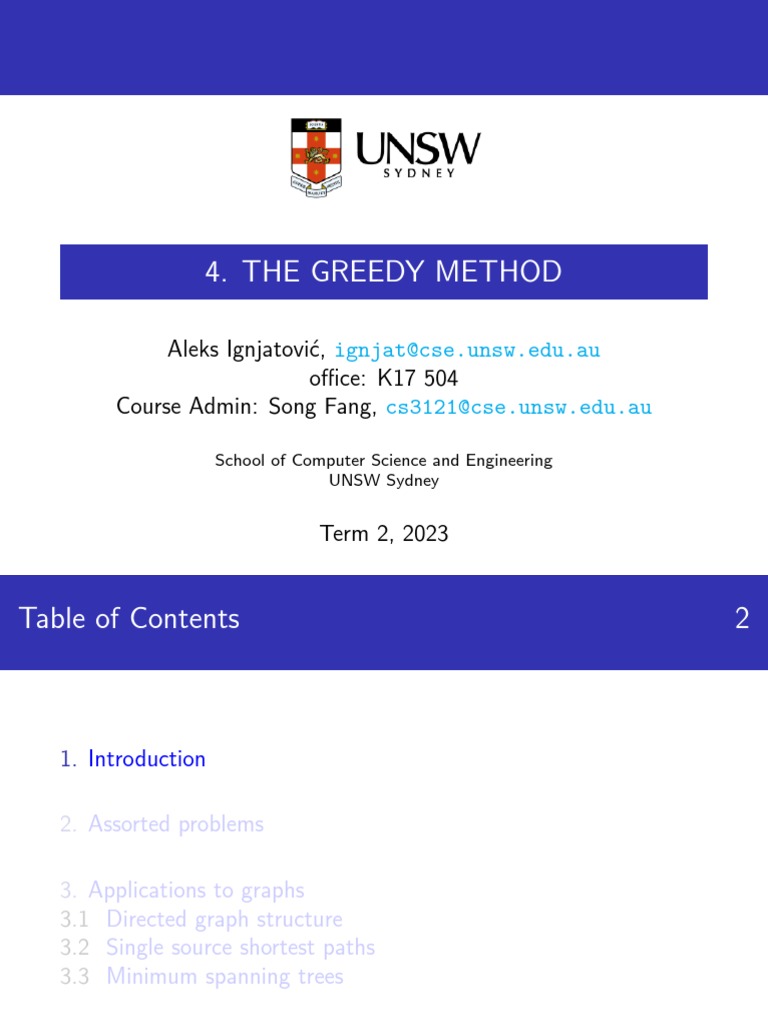 4 Greedy Updated | PDF | Code | Time Complexity 4 Greedy Updated | PDF | Code | Time Complexity