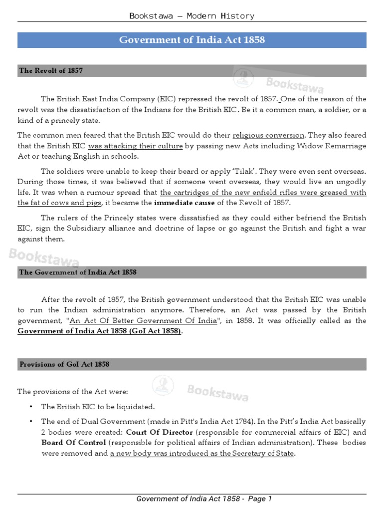 Government of India Act 1858 - 11825228 - 2023 - 06 - 03 - 21 - 51 ...