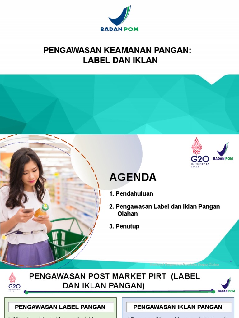Pengawasan Label dan Iklan Pangan PIRT | PDF
