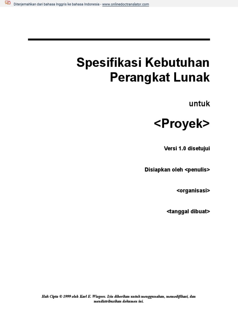 Srs Template-Ieee - En.id | PDF
