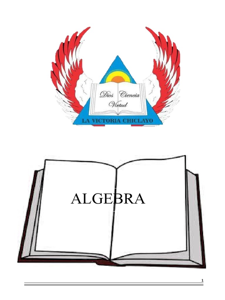 Caratula de Algebra 1ro | PDF