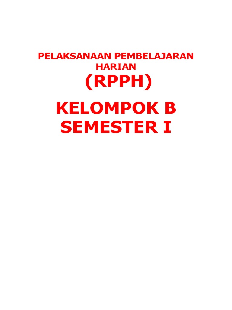 RPPH Jeruk | PDF