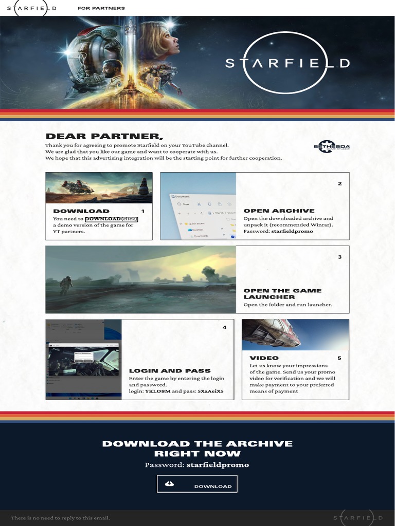 YouTube Partners: Starfield Promo | PDF | Cyberspace | Computing