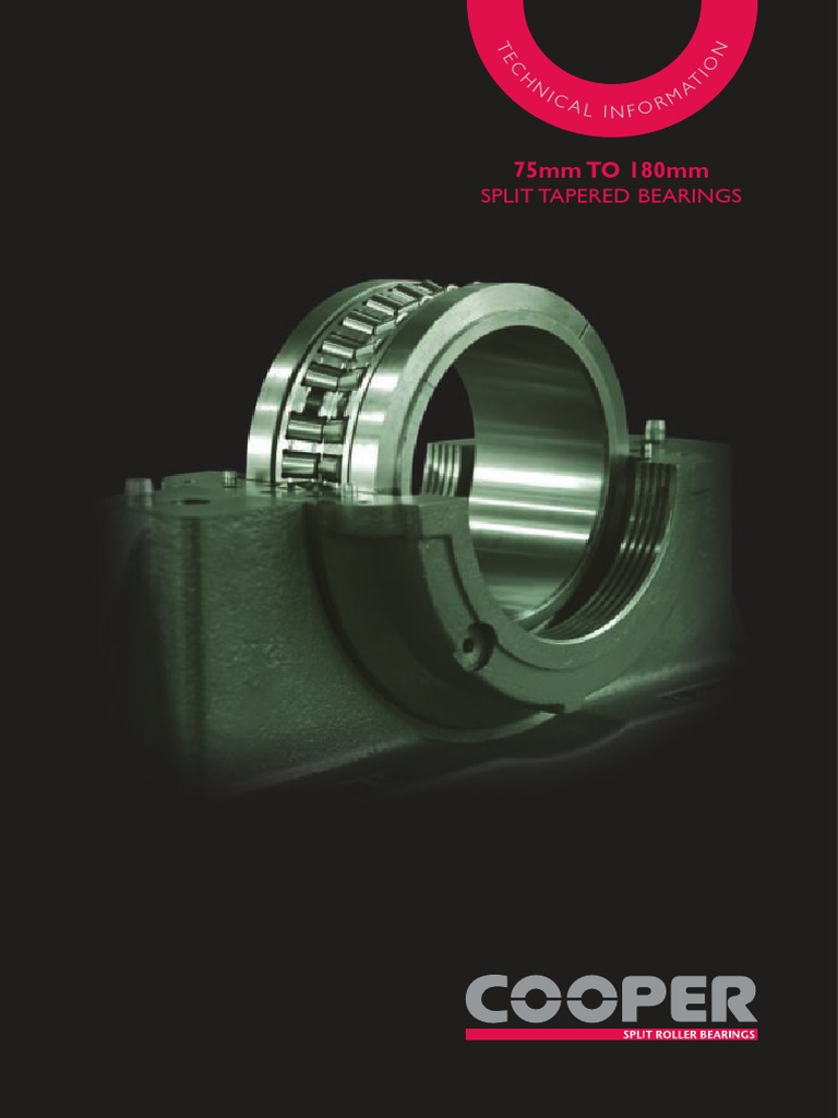 Split Tapered Bearings Mini Catalogue | PDF | Bearing (Mechanical ...