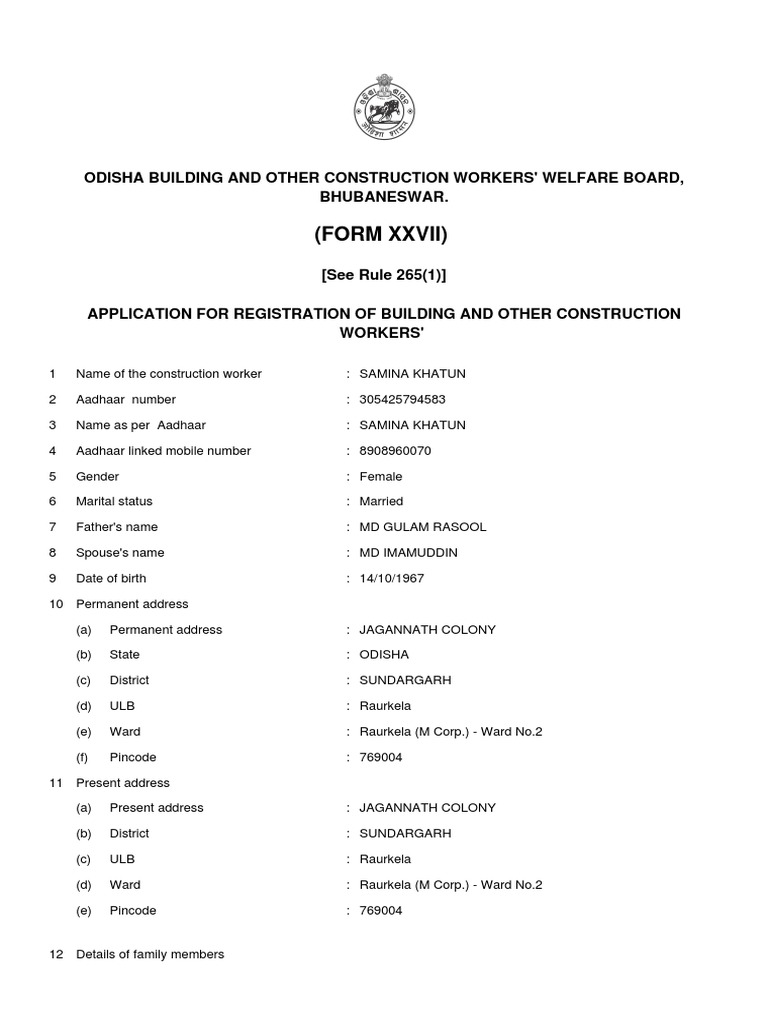 Registration Form | PDF | Justice | Crime & Violence