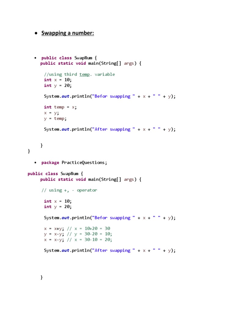 30 Coding Java Questions | PDF | Computing | Software Engineering