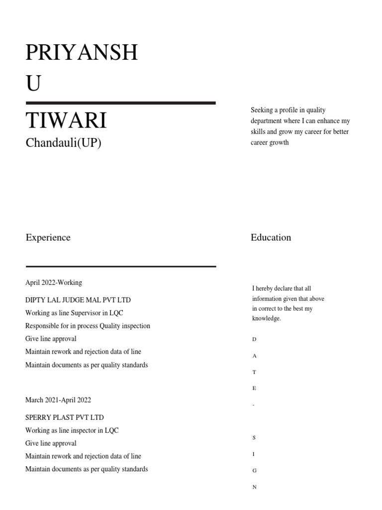 Priyanshu Tiwari Update | PDF | Business