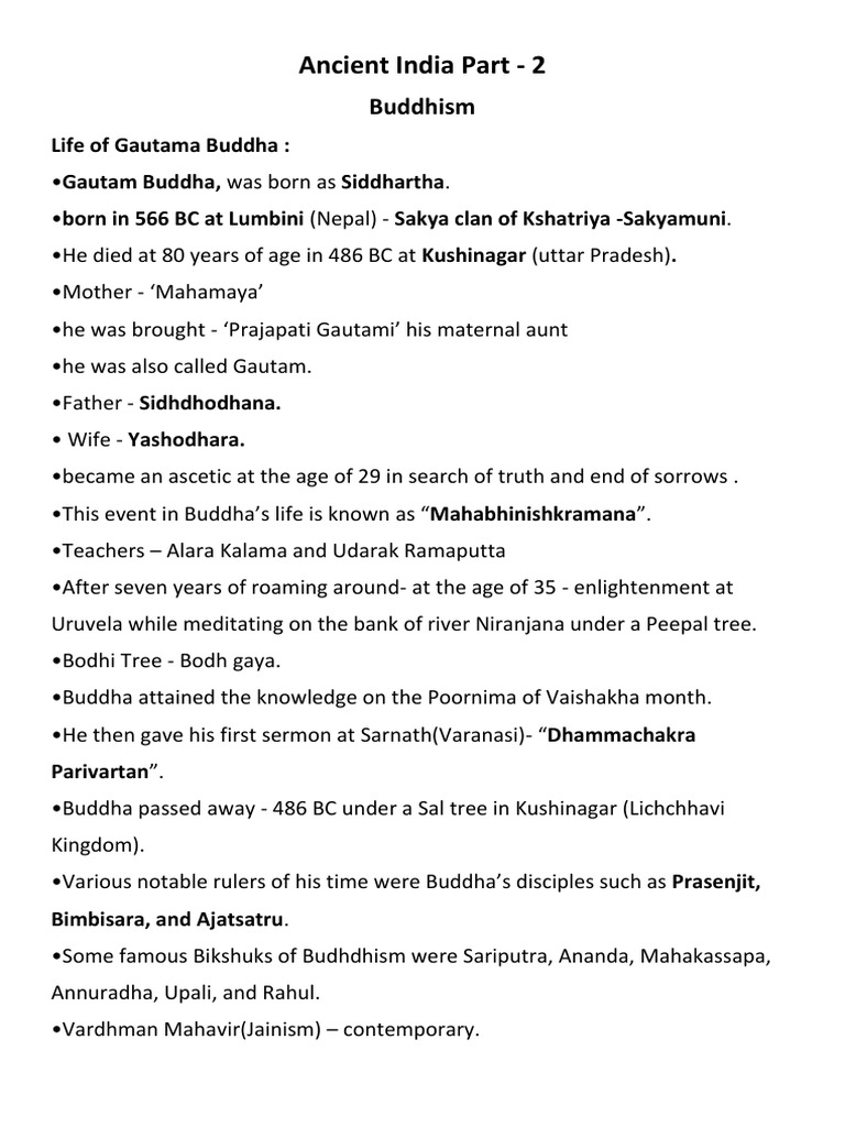 Ancient India Part-2 | PDF | Mahayana | Noble Eightfold Path