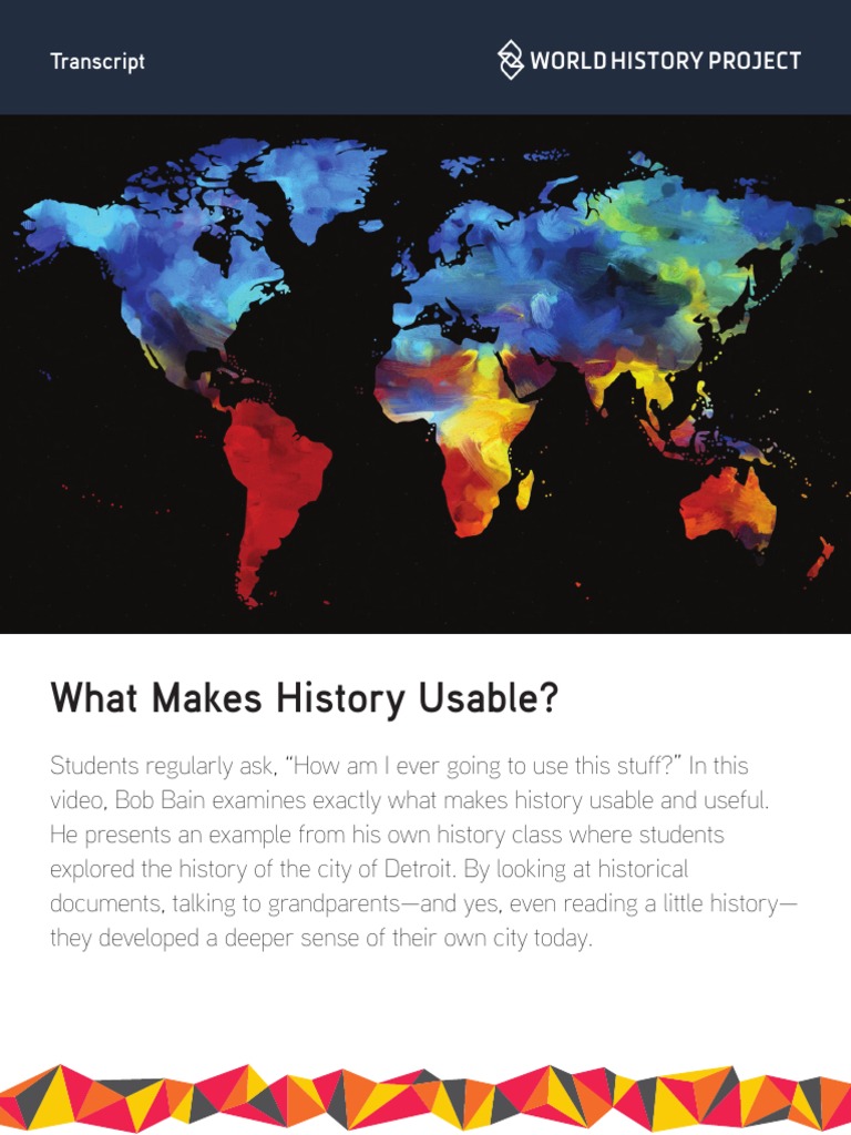 What Makes History Usable | Download Free PDF | Narrative | Historian