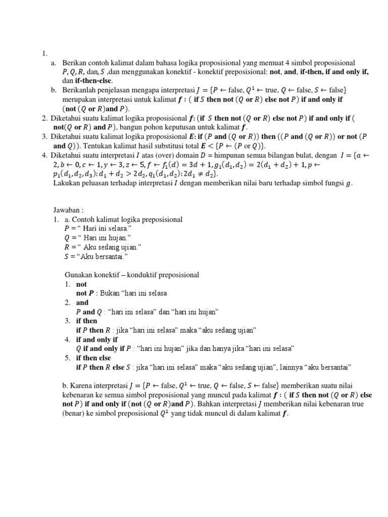 Logika Informatika | PDF