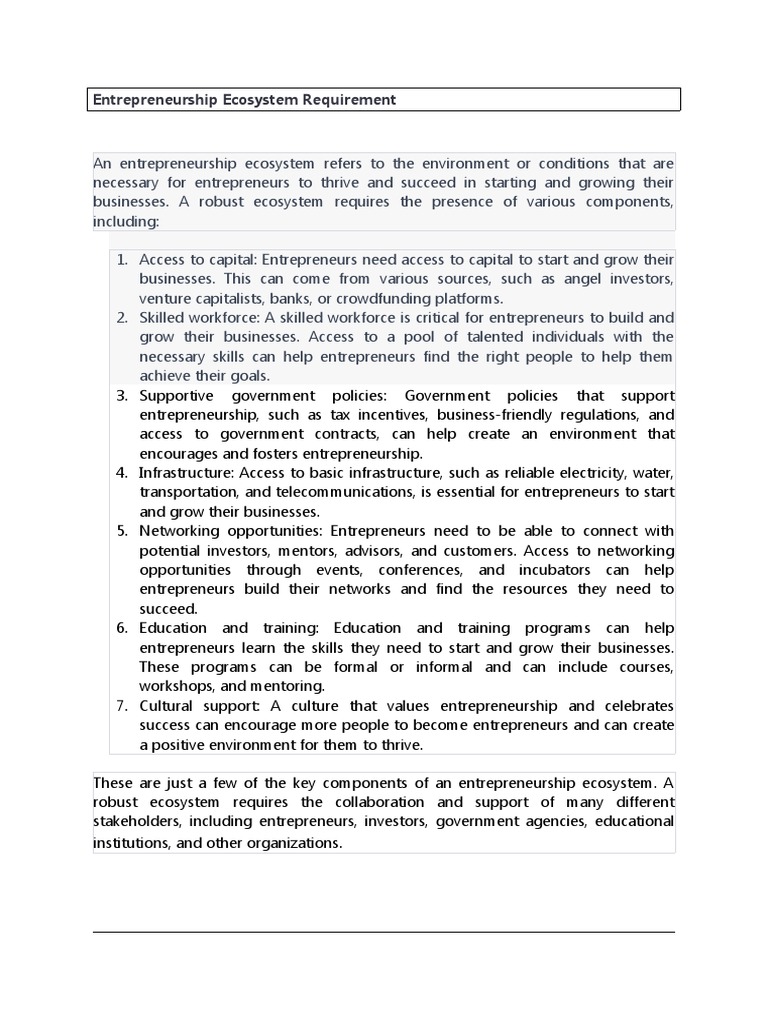 Entrepreneurship Unit 3 | PDF | Startup Company | Small Business ...