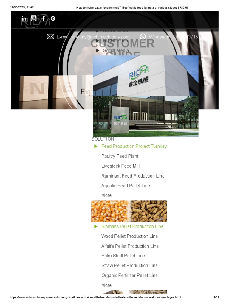 How To Make Cattle Feed Formula Beef Cattle Feed Formula at Various ...