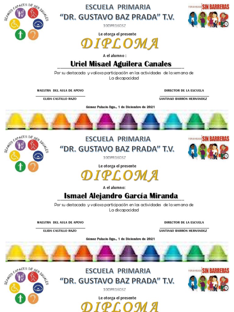 Diplomas Especial | PDF