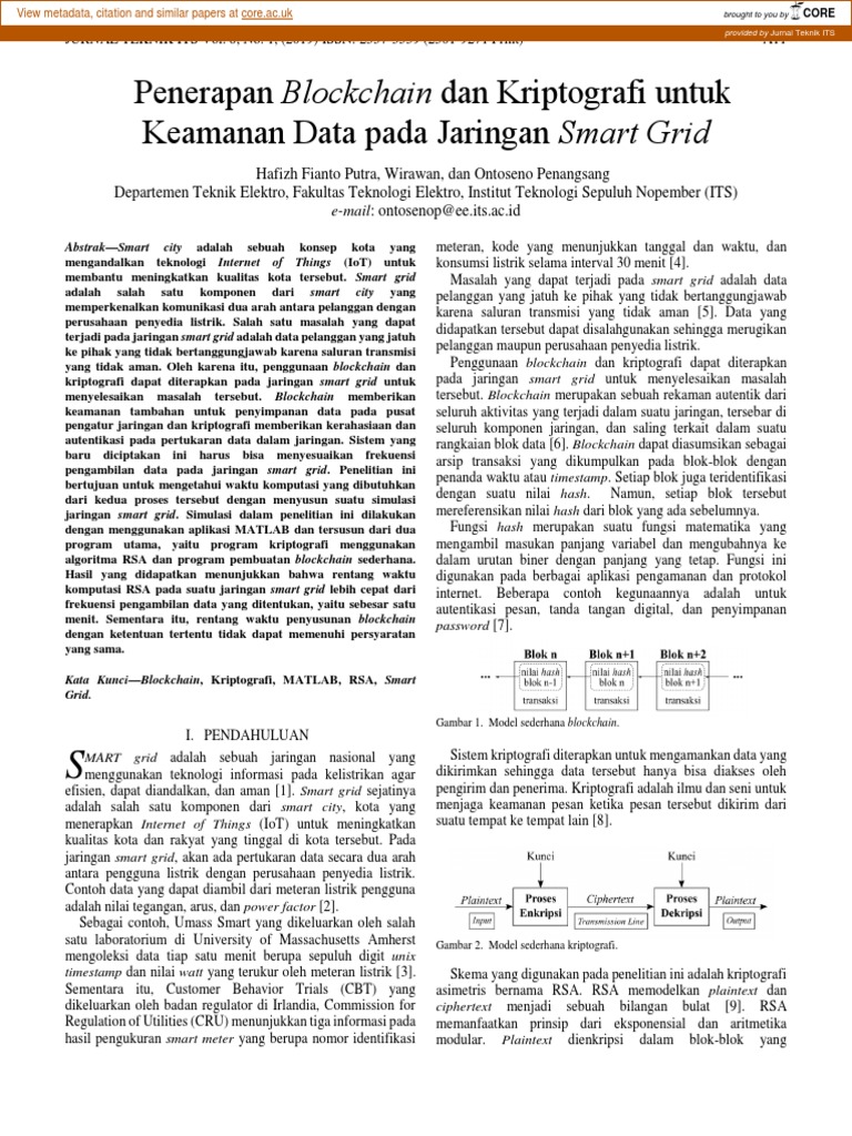 Penerapan Blockchain Dan Kriptografi 289794133 | PDF