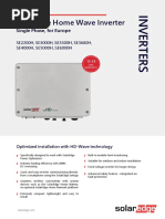Se Power Optimizer S Series Datasheet | PDF | Photovoltaics | Energy Technology