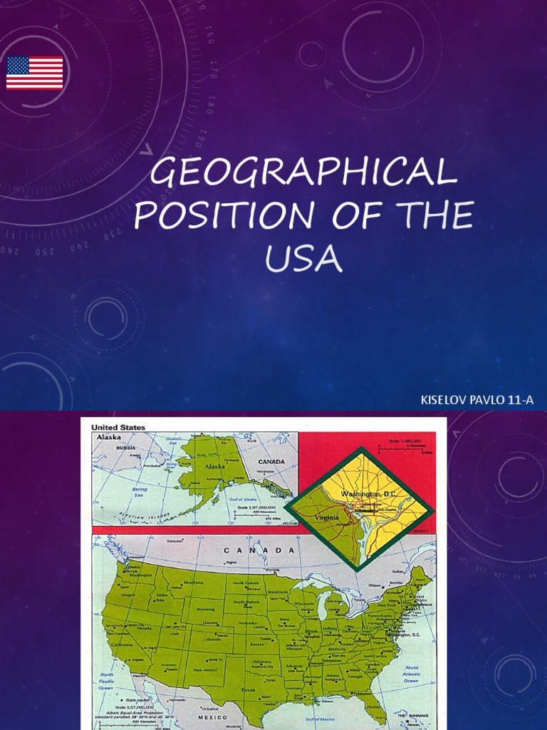 Geographical Position of The Usa | Download Free PDF | The United ...