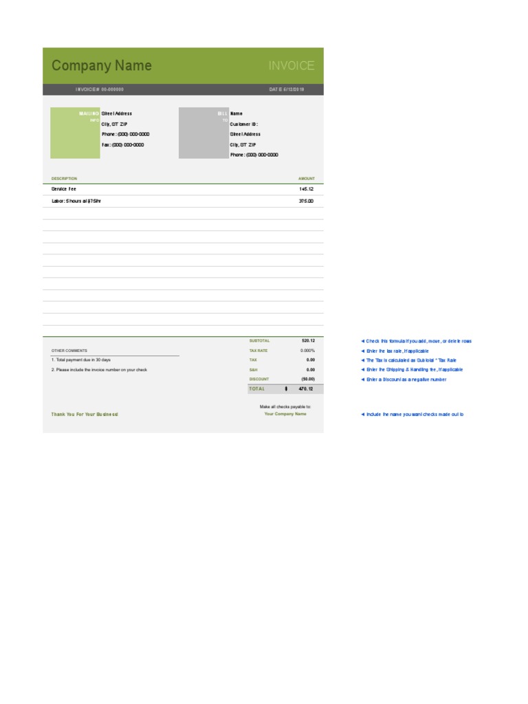 Simple Invoice | PDF | Invoice | Computing