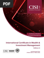 Sample-Paper For Cisi Exams | PDF | Stocks | Securities (Finance)