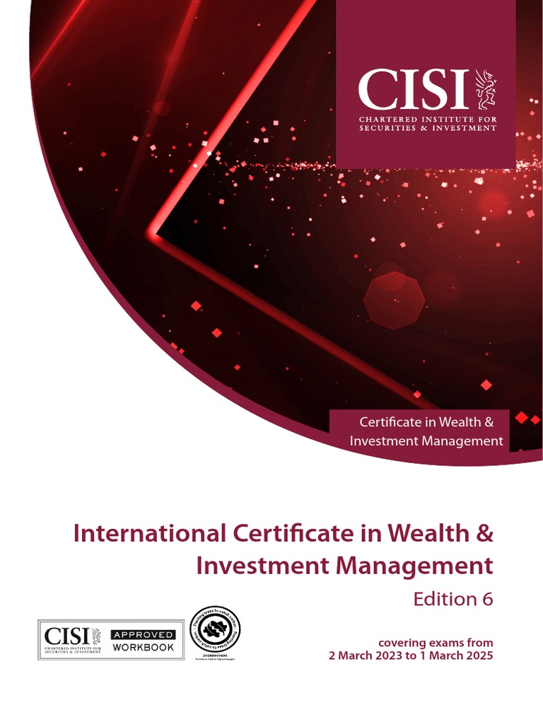 International Certificate in Wealth and Investment Management Ed6 | PDF ...