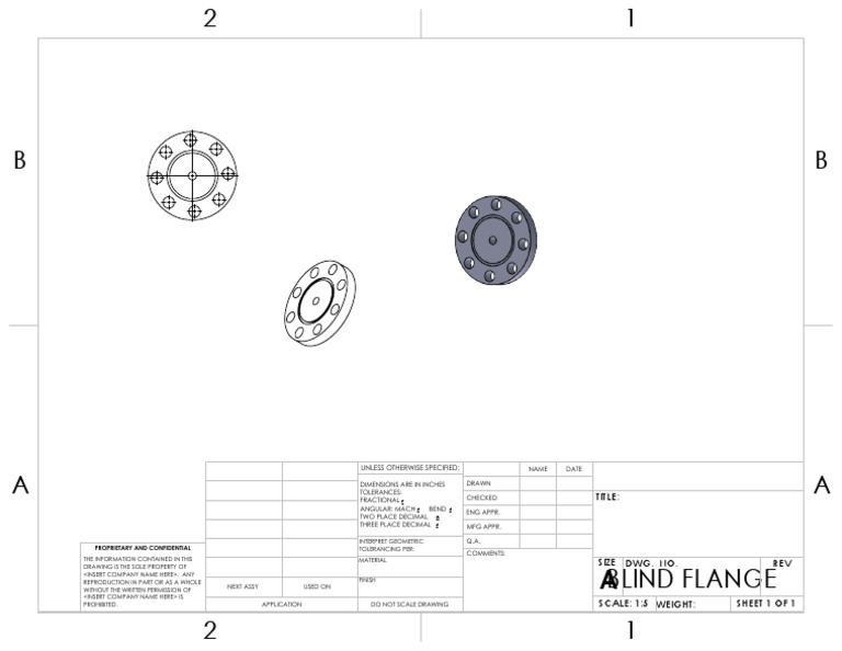 Blind Flange | PDF