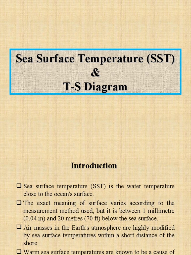 SST T S Diagram | PDF | Sea Surface Temperature | Climate