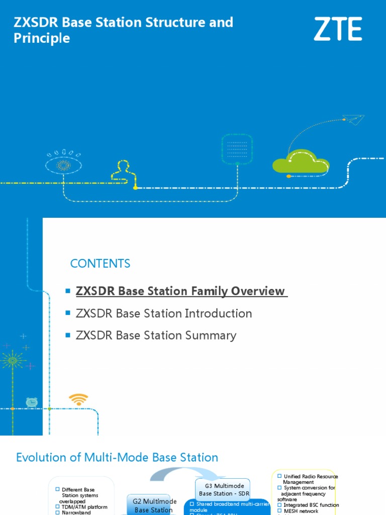 02 GU SS1021 F02 1 ZXSDR Base Station Structure and Principle L | PDF | Lte (Telecommunication ...