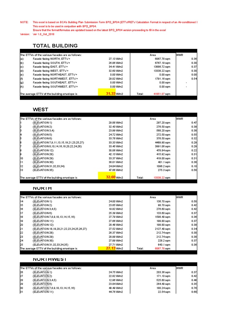 HTM ETTV Calculation Form | PDF | Transport Phenomena | Heat Transfer