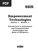 Final SHS 11-EmpTech-Q1-Module 1 (WK 1) | PDF | World Wide Web ...