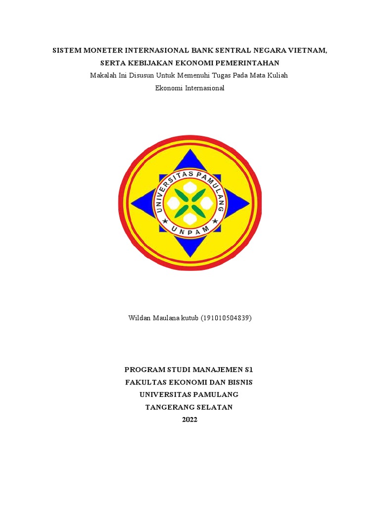 Makalah Wildan | PDF | Pengelolaan Keuangan & Uang | Politik