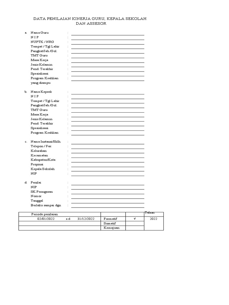 PKG Formatif | PDF | Karier & Perkembangan
