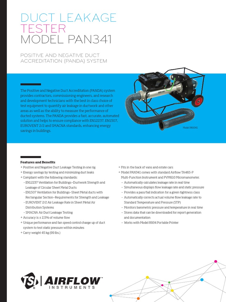 AIR LEAK TESTER PANDA-341 - A4 - 5001506 - Web | PDF | Duct (Flow ...