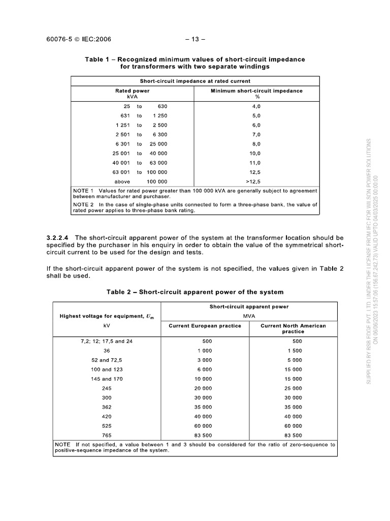 IEC 60076-5 Page 15 | PDF