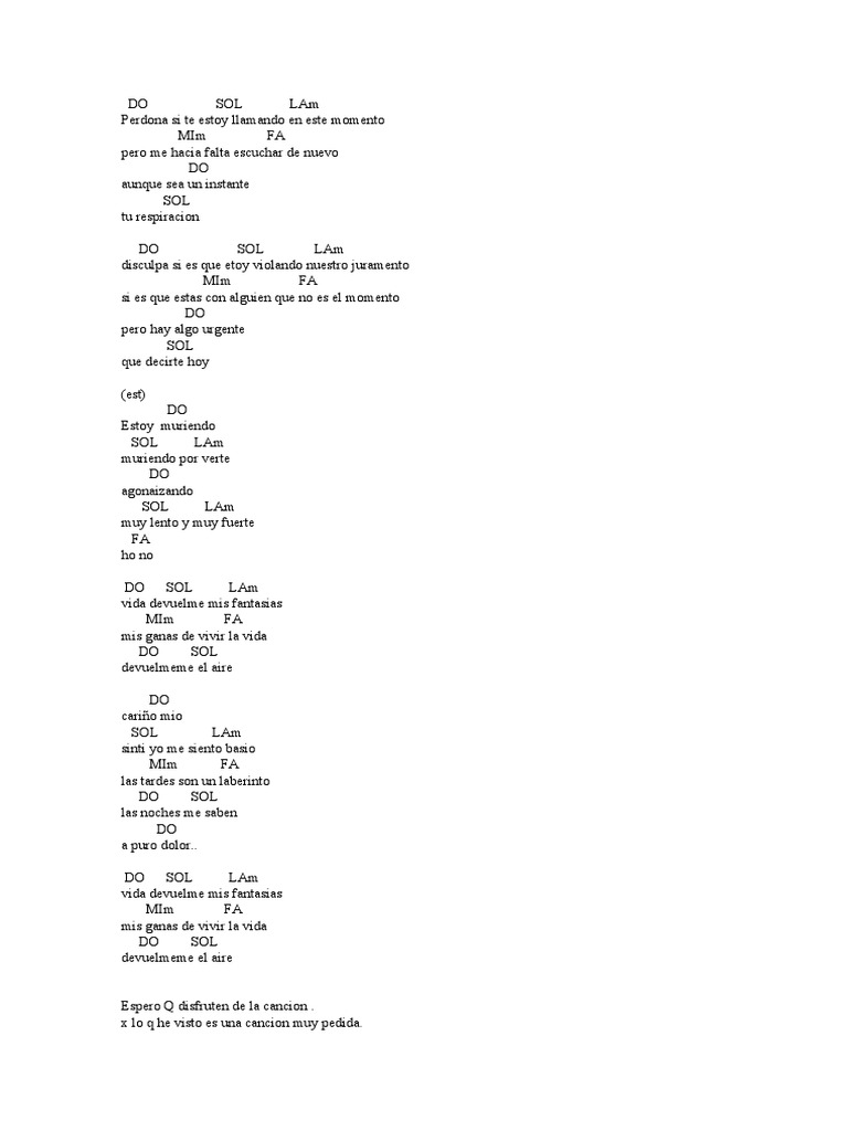 A Puro Dolor (Acordes) | PDF