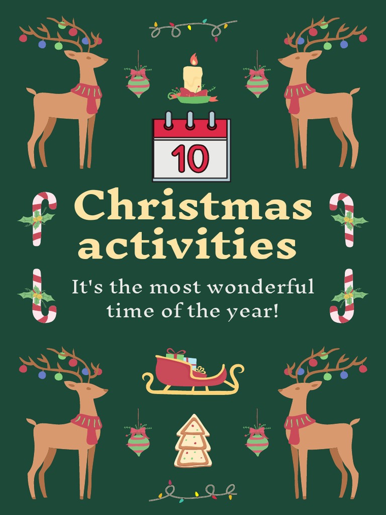 Christmas Activities | PDF | Santa Claus | Santa Claus's Reindeer