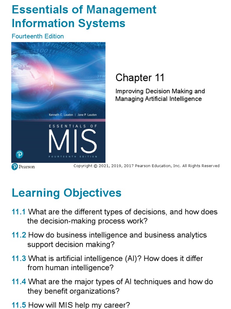 Improving Decision Making And Managing Artificial Intelligence Pdf