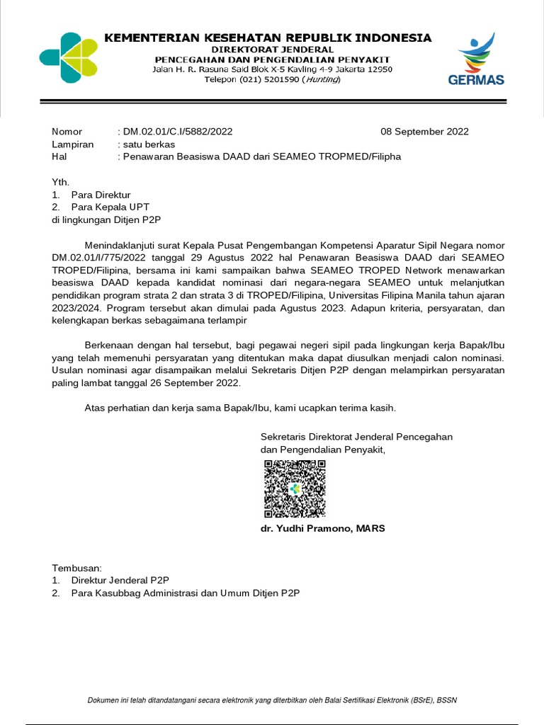 Penawaran Beasiswa DAAD 2023 | PDF | Ilmu Sosial | Pengembangan Diri