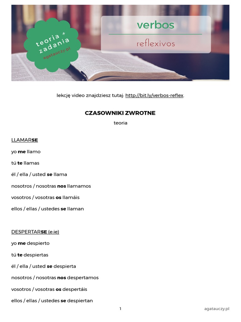 verbos-reflexivos-materiales | PDF