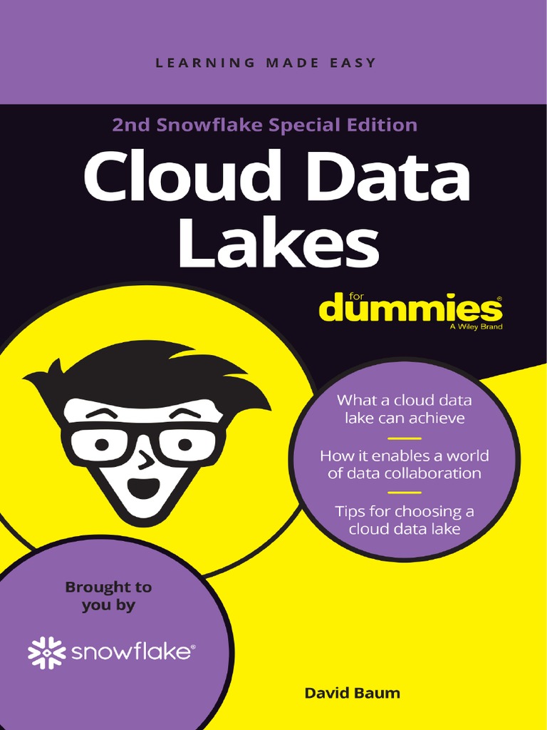 Cloud Data Lakes For Dummies 2nd Snowflake Special Edition Pdf Cloud Computing Databases
