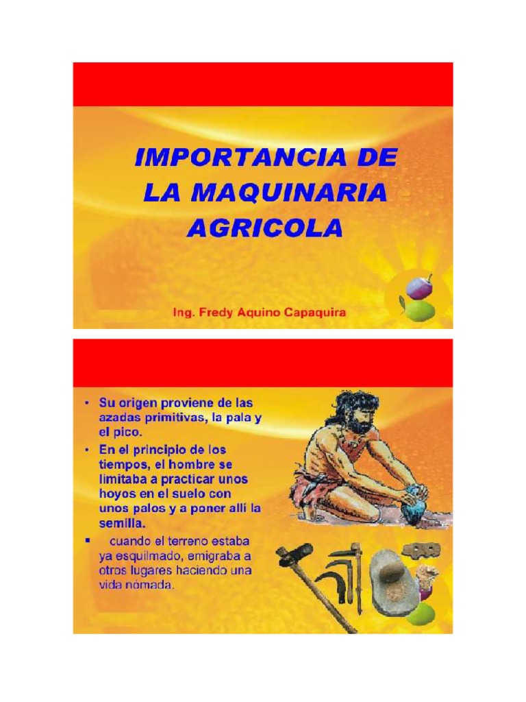 MAQUINARIA AGRICOLA | PDF