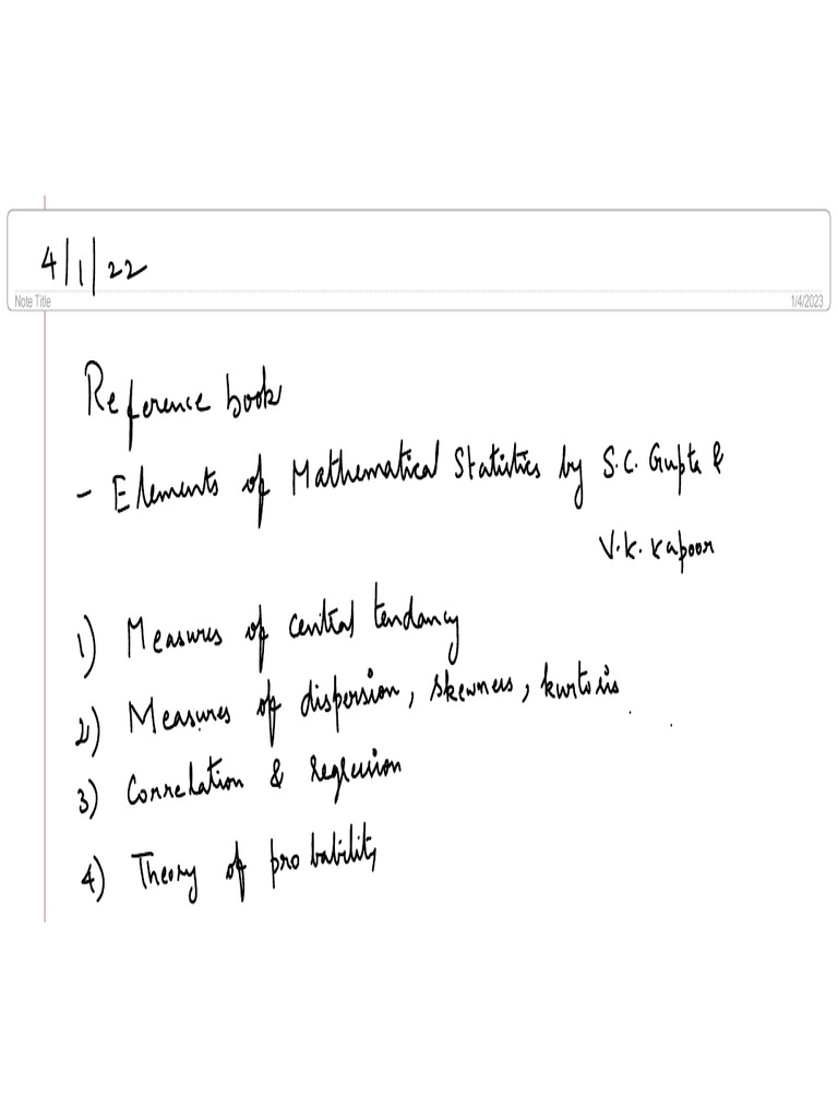 Lecture 01 Pdf